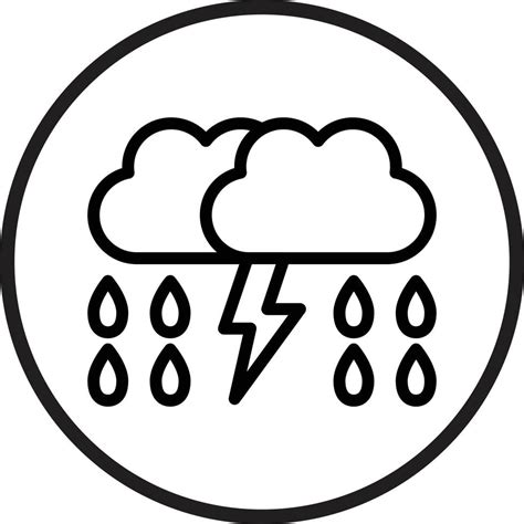 Thunder Vector Icon Style 22634922 Vector Art At Vecteezy
