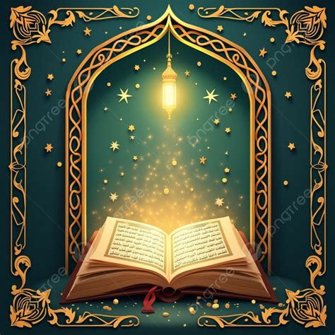 Sacred Islamic Background With Quran Illustration Quran Prayer Islamic Background Image And