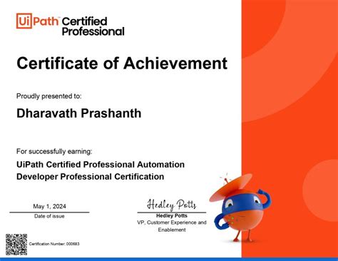 Prashanth Dharavath On Linkedin Uipath Rpa Automation Certifieddeveloper Continuouslearning