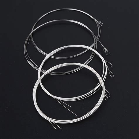 8pcsset M100 Mandolin String Steel Silver Plated Grandado