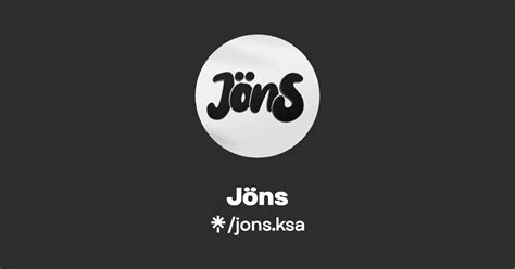 Jöns Instagram Facebook Tiktok Linktree