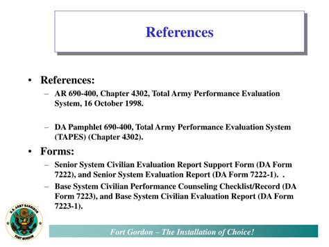 PPT TOTAL ARMY PERFORMANCE EVALUATION SYSTEM PowerPoint Presentation ID 6596381