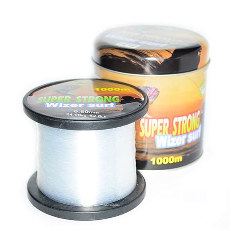 Леска высокопрочная Super Strong 0,25мм, тест 8,5кг/16,7lb в метал ...