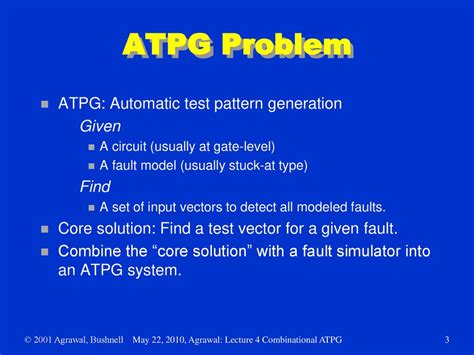 Fault Models Fault Simulation And Test Generation Ppt Download