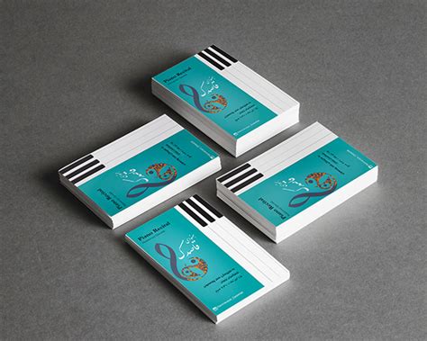 نمونه کار طراحی کارت ویزیت چاپ و تبلیغات روشا