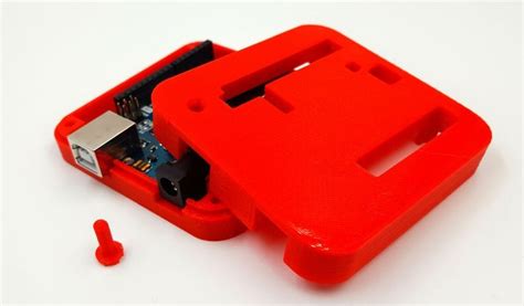 3d printed case for arduino uno leonardo by ceraum based on a design by zygmuntw 3d