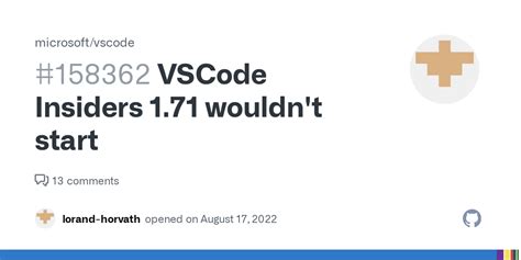 VSCode Insiders Wouldn T Start Issue Microsoft Vscode GitHub