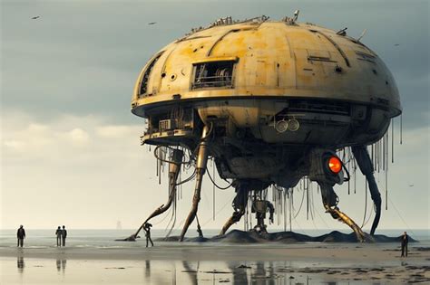 Premium Ai Image Robotic Construction And Architecture