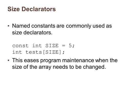 chapter 8 arrays arrays hold multiple values array variable that can