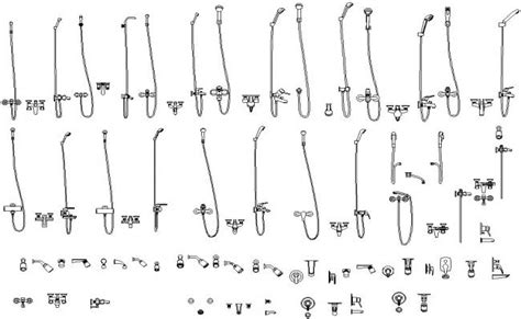 Sanitary Toilet CAD Blocks Detail Elevation D View Layout File Cadbull