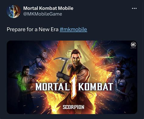 Looks Like Were Getting An Mk1 Scorpion Thoughts R Mkxmobile