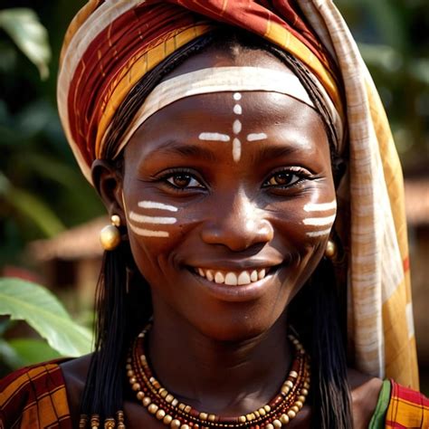 Premium Photo Guinean Woman From Guinea Typical National Citizen