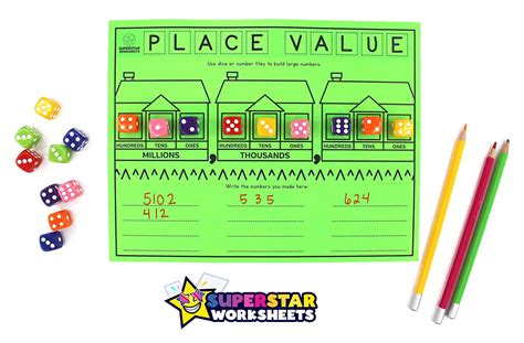 Place Value Superstar Worksheets