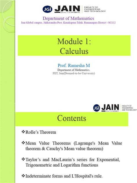Lecture 1 Rolles Pdf Trigonometric Functions Function Mathematics