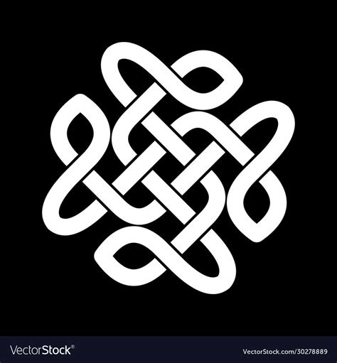 Celtic Knot Abstract Ornament Royalty Free Vector Image