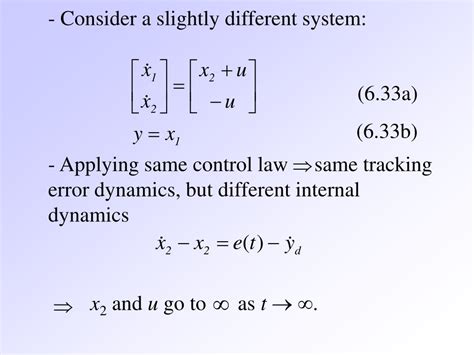 Ppt Chapter 6 Feedback Linearization Powerpoint Presentation Free
