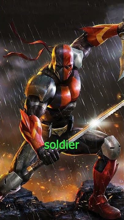 Who Shot Deathstroke In The Eye Youtube