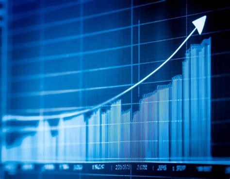 Growth Chart Showing Positive Trends Representing Progress Enhancement