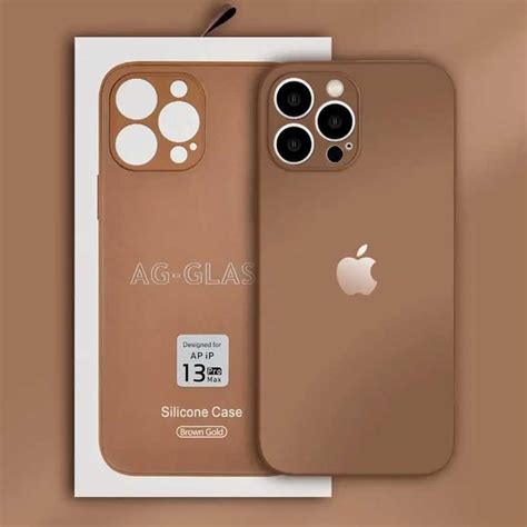 Ag Frosted Glass Silicone Case For Iphone