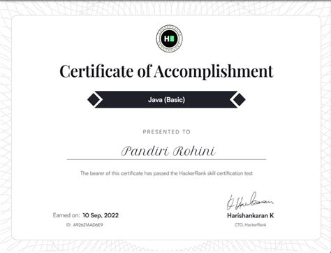 java hackerrank certification codingjourney javadeveloper