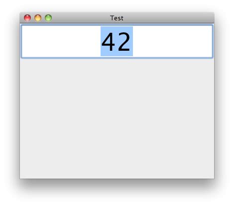 Jtextfield Set Size
