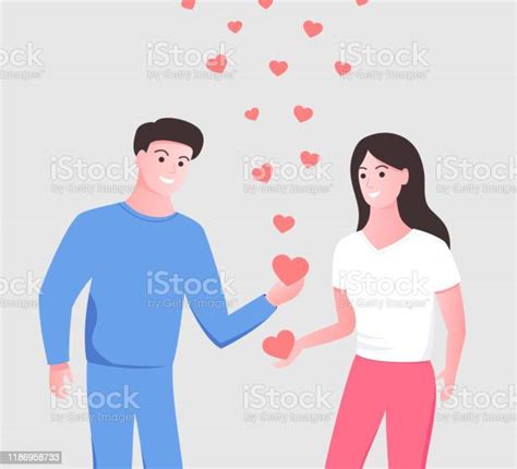 젊은 남자와 여자의 커플 가족에 대한 스톡 벡터 아트 및 기타 이미지 가족 간통 귀여운 Istock