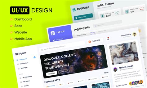 design saas finance lms healthcare crm dashboard ui ux in figma xd