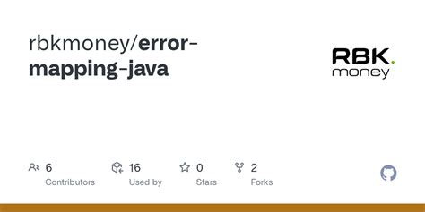 Github Rbkmoneyerror Mapping Java