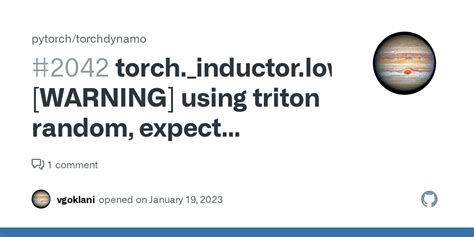 torch inductor lowering [warning] using triton random expect