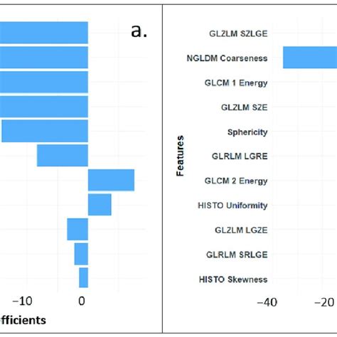 Elastic Net Cox Model Average Coefficients Among 500 Repetitions Of