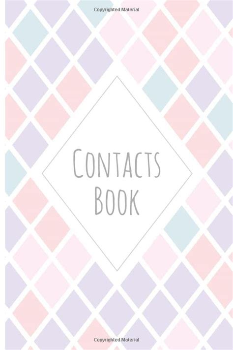 Contacts Book For Contacts Addresses Home Work Mobile Phone Numbers Email Contact Journal