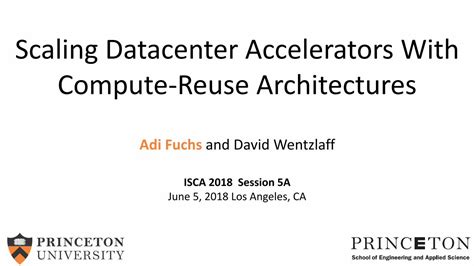 Pdf Scaling Datacenter Accelerators With Compute Reuse Next Gen