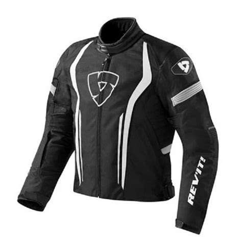GIACCA GIUBBOTTO MOTO Sport Naked Rev It Revit Raceway Nero Bianco TG S Jacket EUR