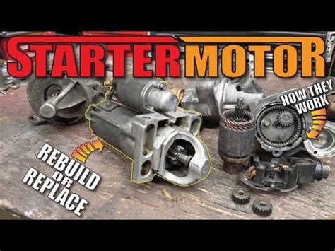 HOW to REBUILD Starter Motors and HOW they Work : r/AutomotiveLearning