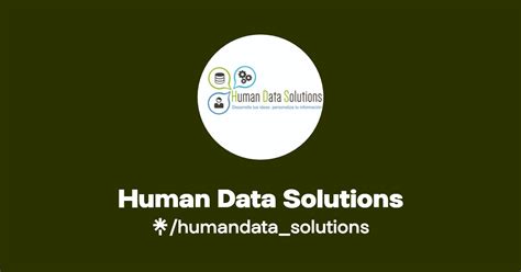 Human Data Solutions Instagram Facebook Tiktok Linktree