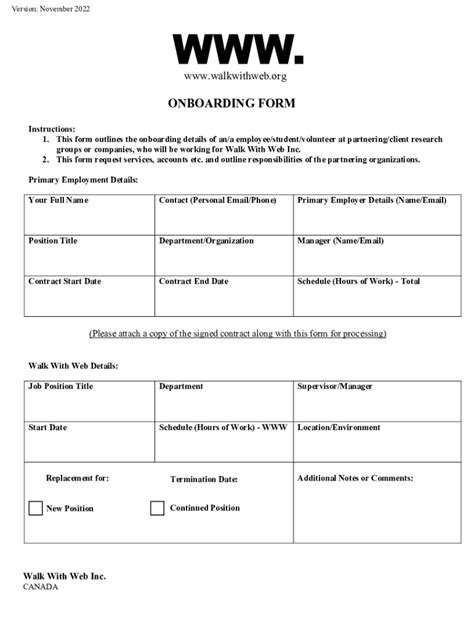 Fillable Online External Onboarding Form Fax Email Print Pdffiller