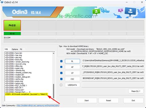 How To Use Odin To Flash Firmware On Samsung Devices Technastic