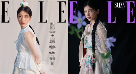 Suzy Highlights The Beauty Of Hanbok For The January Issue Of Elle