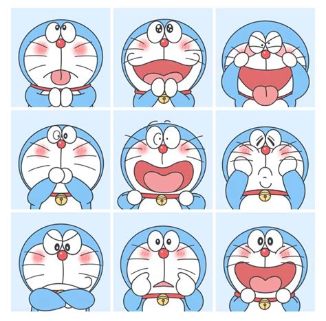Doraemon Doraemon Chibi Doodle Dễ Thương