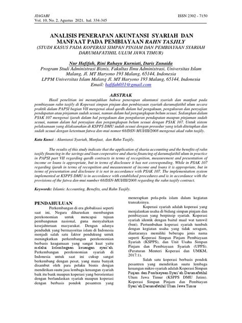 Nur Hafifah Pdf Pengelolaan Keuangan And Uang