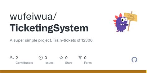 Github Wufeiwua Ticketingsystem A Super Simple Project Train Tickets Of