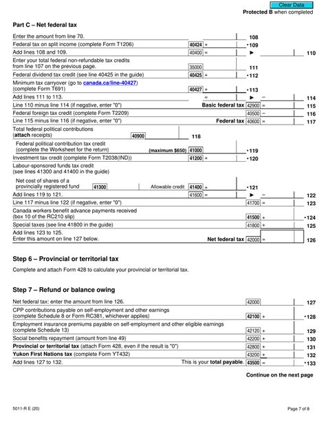 Form 5011 R Download Fillable Pdf Or Fill Online Income Tax And Benefit