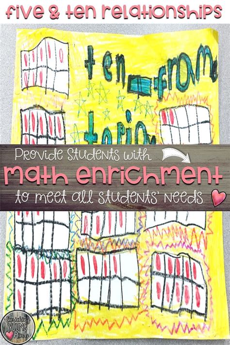 Math Enrichment And Project Based Learning Task Cards For Ten Frames Math Enrichment Projects