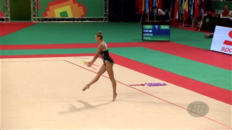Dervisi Maria Gre 2022 Rhythmic Worlds Sofia Bul Qualifications Clubs Youtube