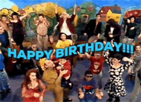 Happy Birthday Dancing Party People  Funny Happy Birthday