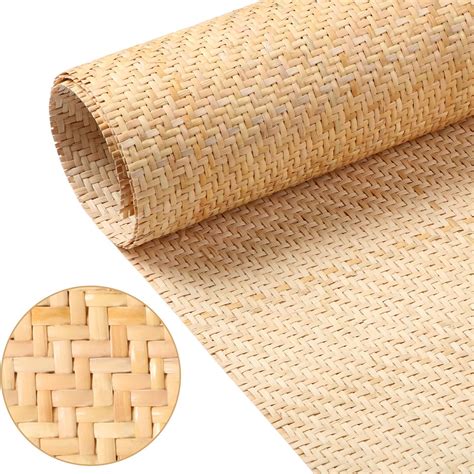 Wesiti Natural Cane Webbing V Shape Brown Cane Webbing Roll