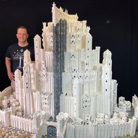 Lego Minas Tirith Minas Tirith By Mountainhobbit Jake Built For The