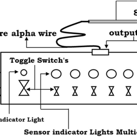 Schematic Diagram Of The Electrical Sensor Based Alarm System Download Scientific Diagram