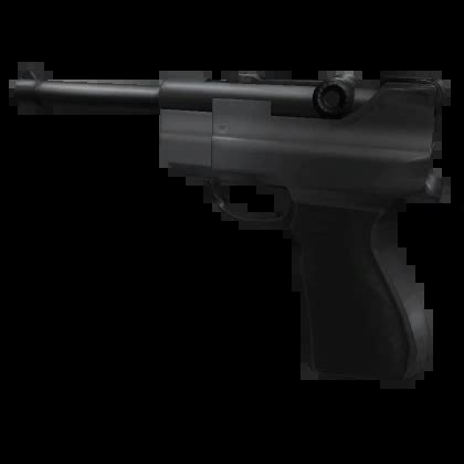 R6 Holdable Black Luger Pistol Gun Roblox Item Rolimons