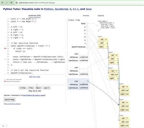 Pythontutor Visualizing Recursive Functions Olajide A Posted On The Topic Linkedin